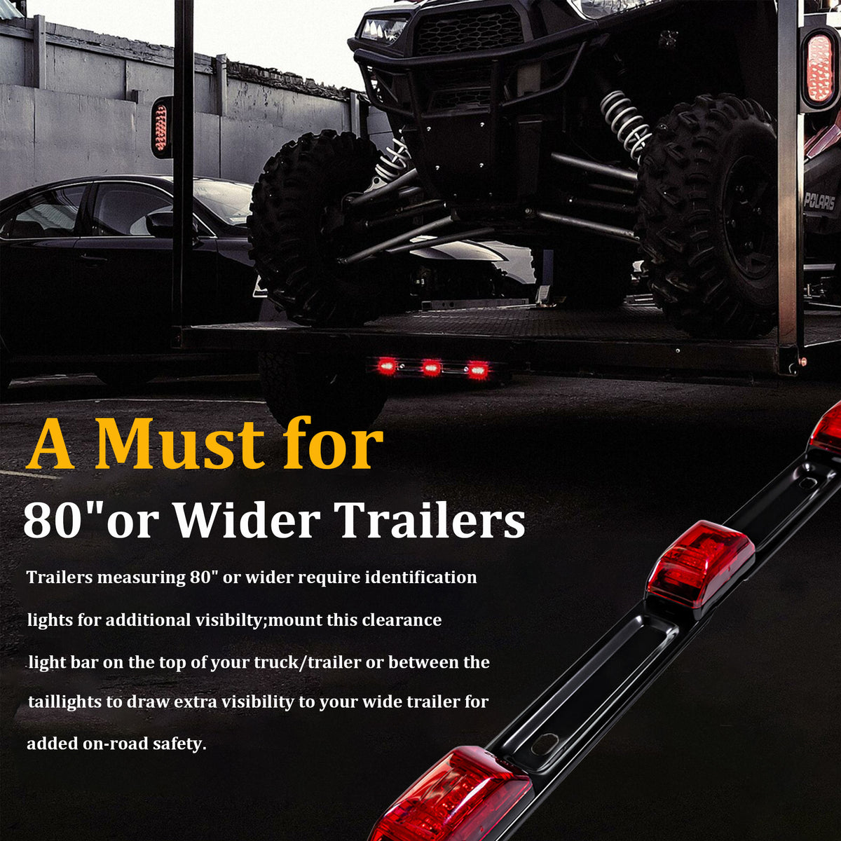 15"Red LED Marker Clearance ID Light Bar – PSEQT